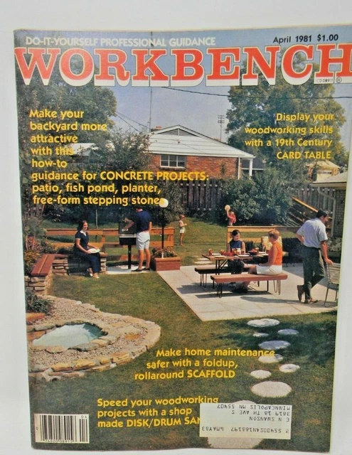 WORKBENCH MAGAZINE DO-IT-YOURSELF Septembre-Avril 1981 EUR 4,93 ...