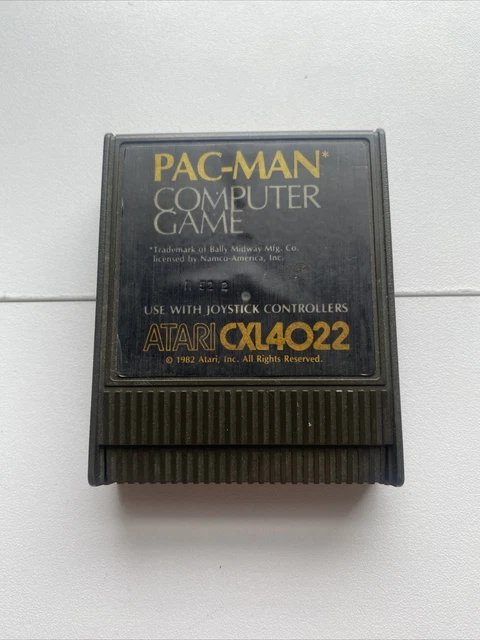 VINTAGE PAC-MAN FOR Atari 400 800 XL XE CXL4022 Computer game Cartridge ...