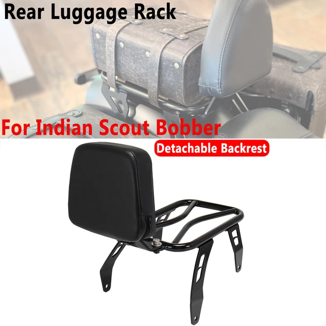 FOR INDIAN SCOUT Bobber Rear Solo Luggage Rack Rider Detachable ...