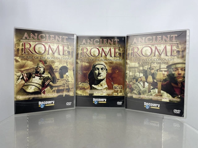 ANCIENT ROME: THE RISE - LEGIONS - THE FALL - 3 DVD Box Set Discovery ...