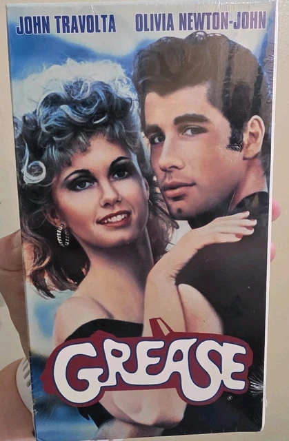 GREASE (VHS, 1990) Olivia Newton John Travolta Classic NEW Sealed £9.05 ...