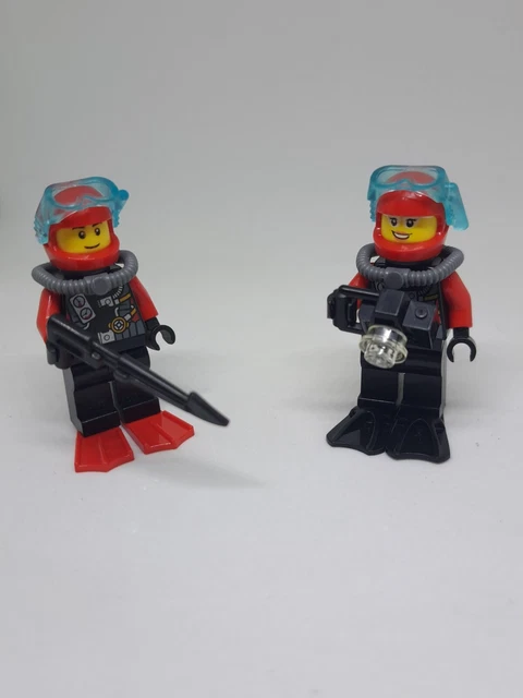 LEGO DEEP SEA Exploration Underwater Submarine Scuba Diving Minifigures ...