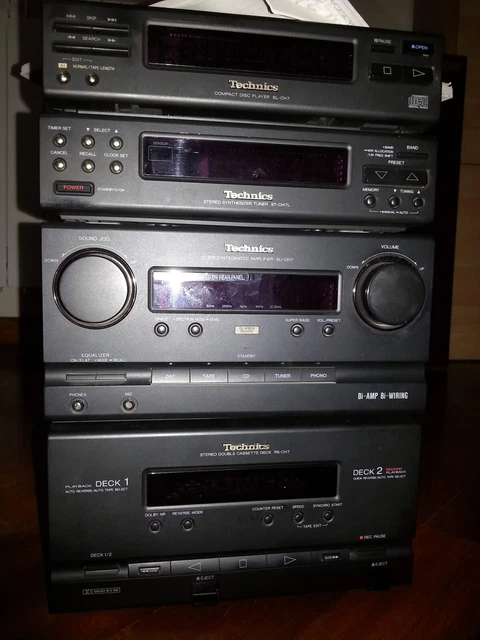 HIFI STEREO TECHNICS su-ch7 usato funzionante con casse + manuali e ...