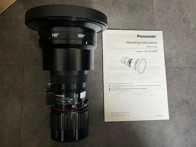OBJECTIF PANASONIC ET-DLE085 ultra short focus zoom lens - MINT - Comme ...