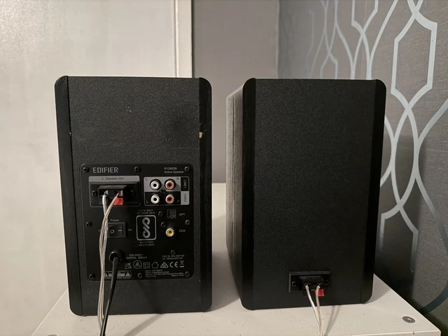 EDIFIER R1280DB WIRED Bookshelf Speaker Set - Black Includes Remote £52 ...