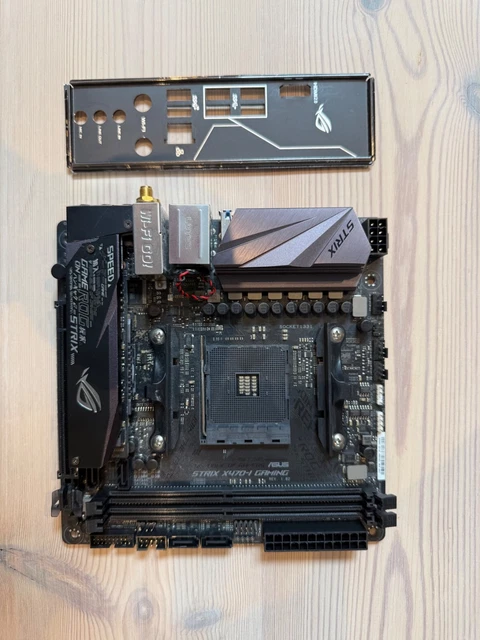 FOR ASUS ROG Strix X470-I Gaming Desktop Motherboard 32GB DDR4 AMD AM4 ...