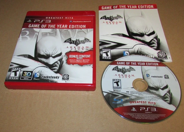 BATMAN ARKHAM CITY Game of the Year Edition pour PlayStation 3 PS3 ...