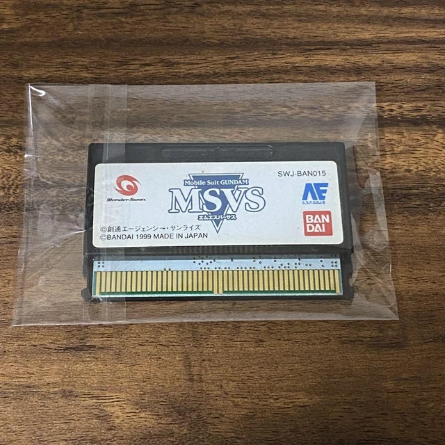 BANDAI WONDERSWAN GUNDAM MSVS Japan New, Handheld Console Game Japan5e ...