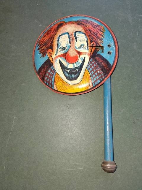 1930C ROCHET / hochet ALBERT FRATELLINI clown CIRQUE circus circo jeu d ...