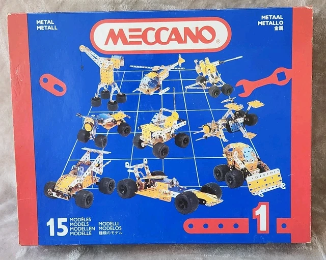 MECCANO BOITE N°1 complète métal basic Réf 030401 notice catalogue ...
