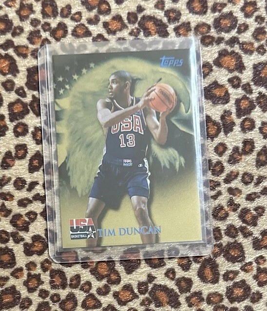 TIM DUNCAN 2000 Topps USA Basketball et # 72 OR San Antonio Spurs NBA ... TIM DUNCAN 2000 Topps USA Basketball et # 72 OR San Antonio Spurs NBA ...