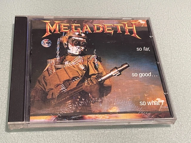 Megadeth So Far So Goodso What Cd Album 1988 Capitol Records