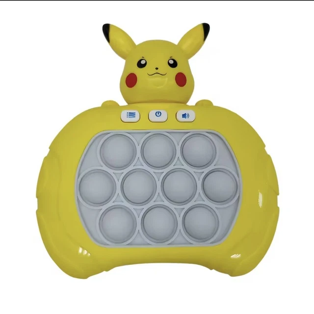 PIKACHU POP PUSH Game Bubble Sensory Fidget Toy Electronic Console UK £ ...
