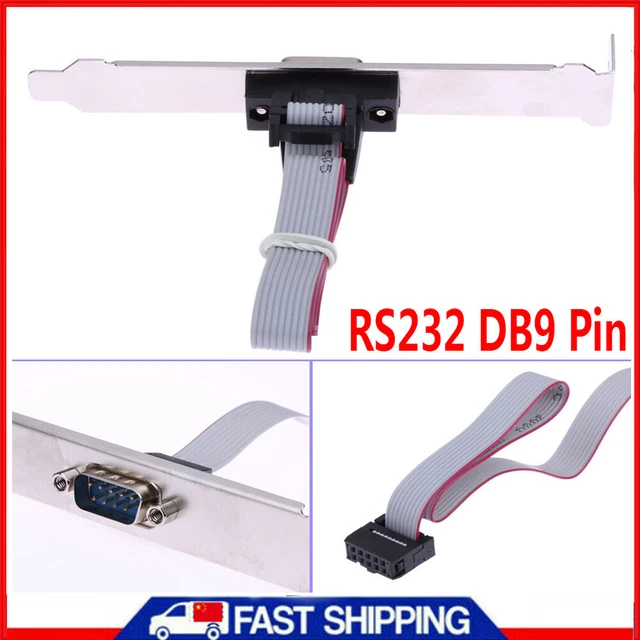 DETAILS MOTHERBOARD RS232 DB9 Pin Com Port Serial Header Connector ...