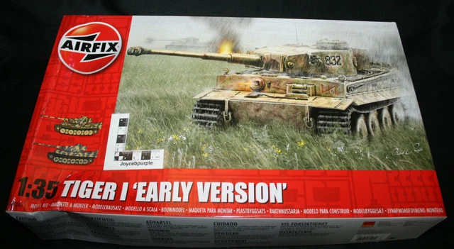 AIRFIX TIGER I Early Version (Full Interior) 1:35 scale model tank kit ...