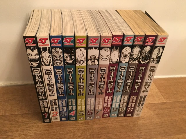 DEATH NOTE MANGA Volumes 1-12 Ohba/Obata Complete Series Viz Shonen ...