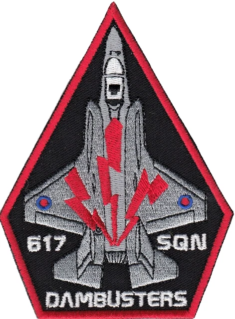 NUMÉRO 617 DAMBUSTERS Escadron Raf Lockheed Martin F-35 Lightning Patch ...
