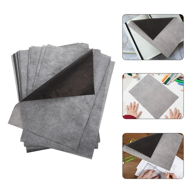 100 SHEETS OF Transfer Copy Sheets Graphite Transfer Tracing Paper ...