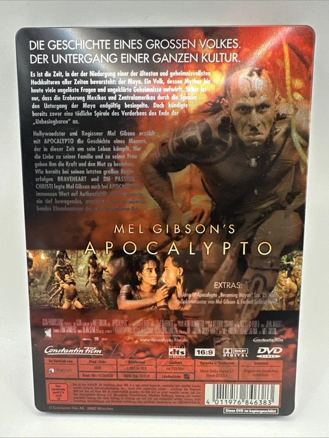 APOCALYPTO - MEL Gibson - Steelbook DVD FSK 18 EUR 8,99 - PicClick DE
