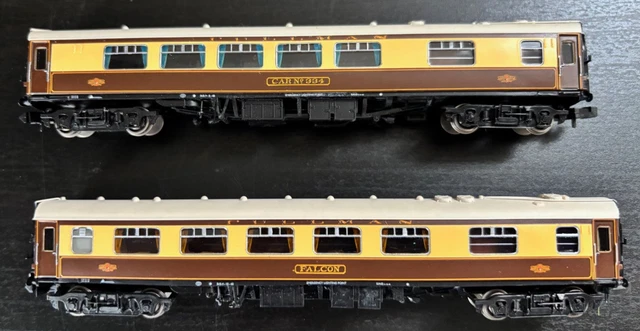 2 X FARISH Mk1 Pullman Coaches - 374-220B FK 'Falcon' & 230B SK 'No 334 ...