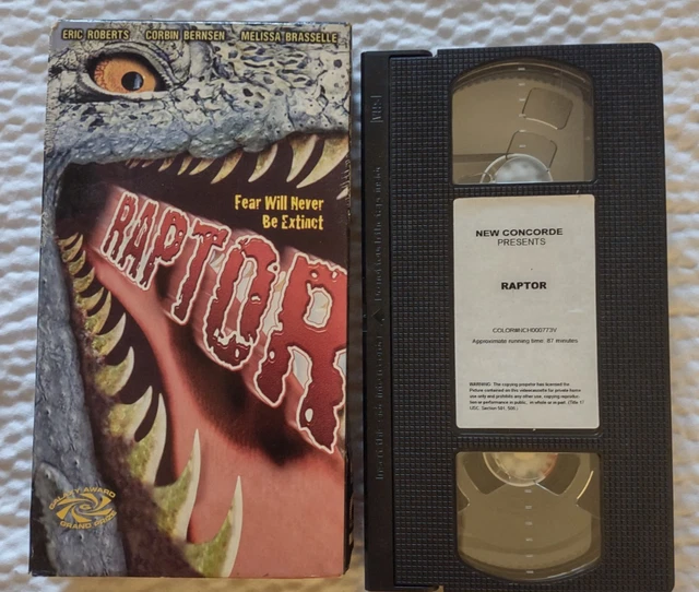 RAPTOR (VHS, 2001) Horror - Eric Roberts Corbin Bernsen movie film £5. ...