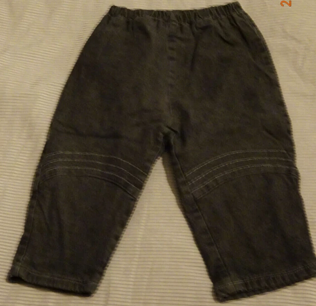LA PETITE OURSE De Miniman Jean Bleu Double Taille 12 Mois EUR 10,00 ...