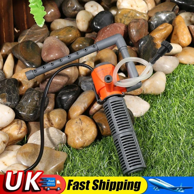 FISH TANK FILTER Aquarium Water Filtration Air Oxygen Submersible Pump ...