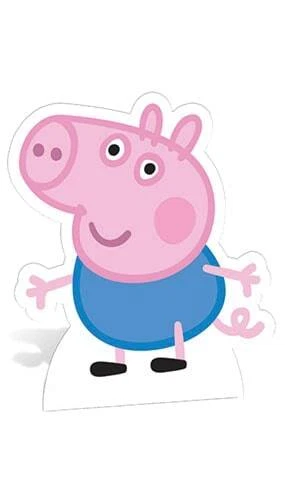 PEPPA PIG GEORGE Pig Lifesize Cardboard Cutout - 60cm £19.99 - PicClick UK
