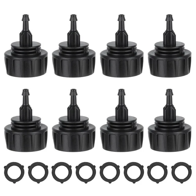 SYSTEMS DRIP IRRIGATION Tubing Water Drip Hose Adapter Connectors with ...