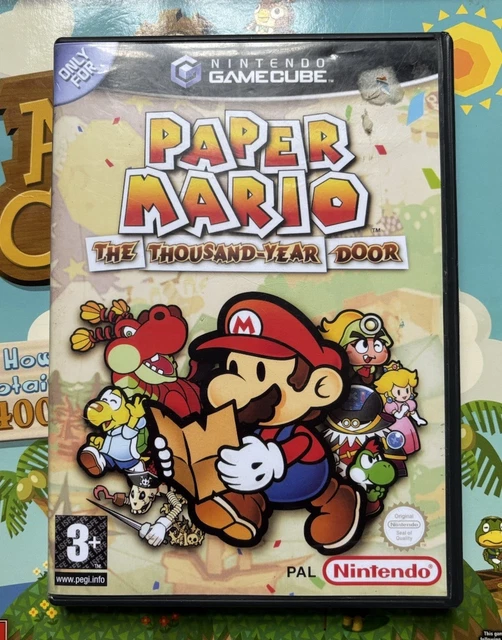 PAPER MARIO THE Thousand Year Door Nintendo Gamecube PAL Read ...