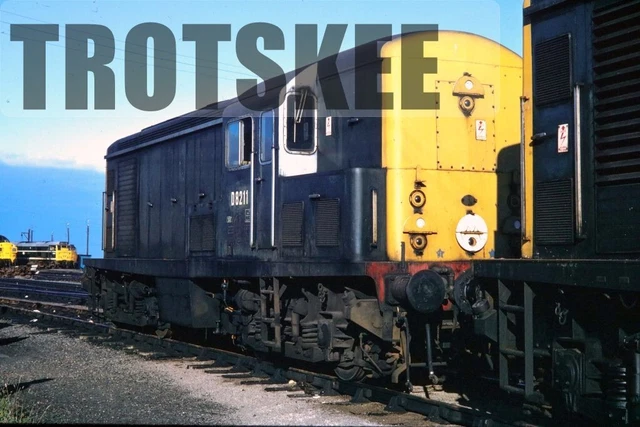 35MM SLIDE BR British Railways Diesel Loco Class 15 D8211 1971 Original ...