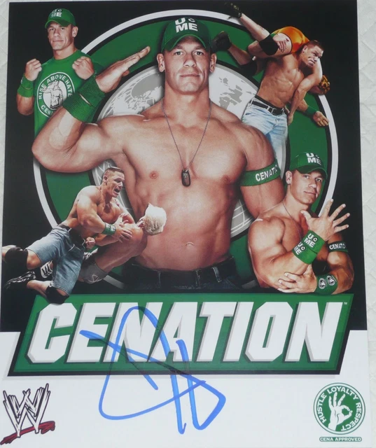 JOHN CENA SIGNED WWE Wrestling Superstar Movie TV Icon Authentic ...