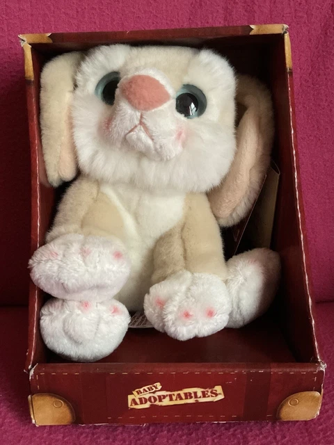 KEEL TOYS BABY Adoptables Bunny Rabbit With Tag/Certificate Soft Plush ...