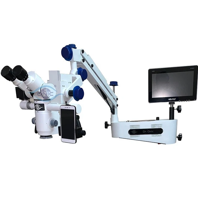 TILTABLE HEAD WALL Mount Ophthalmic Eye operating Microscope 3 Step ...