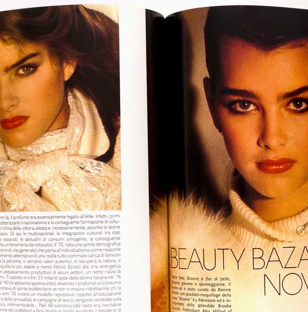 BROOKE SHIELDS JANICE Dickinson GIA CARANGI Harpers Bazaar Italia July ...