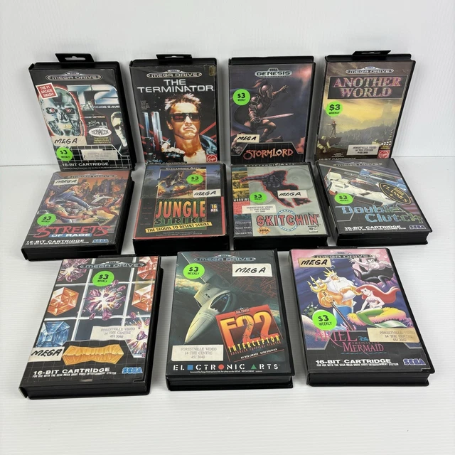 SEGA MEGA DRIVE Games Bundle Lot x11 Games PAL SEGA TESTED Free Postage ...