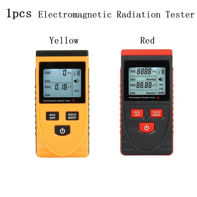 RADIATION DETECTOR MEASUREMENT & Inspection Digital EMF Electromagnetic ...