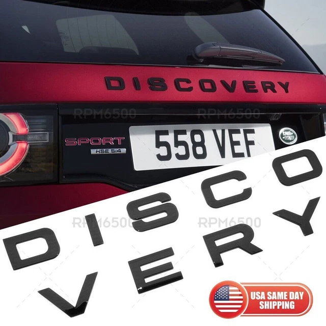DISCOVERY SPORT REAR Liftgate Nameplate Logo OEM Emblem Letter Badge ...