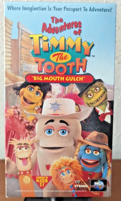 VHS - ADVENTURES Of Timmy The Tooth "Big Mouth Gulch" (1994), New ...