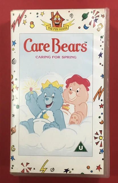 CARE BEARS, 1988, VHS Video Cassette Tape Caring for Spring, Cert U £3. ...