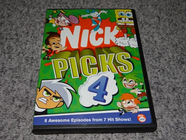 NICK PICKS VOL 4 Four Nickelodeon DVD Spongebob-Jimmy Neutron-Danny ...