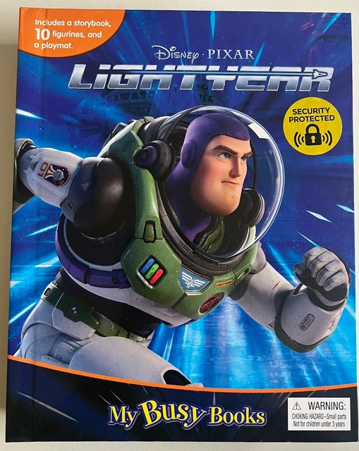 DISNEY PIXAR LIGHTYEAR Buzz Lightyear My Busy Book Playmat 10 Figures ...
