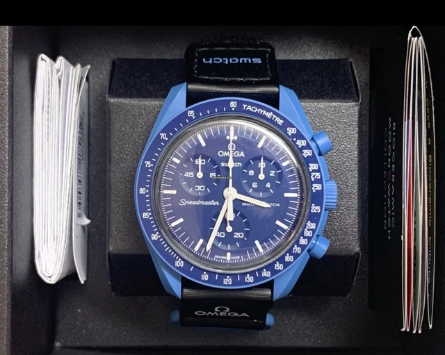 OMEGA X SWATCH Moonswatch Mission To Neptune Speedmaster Receipt ...