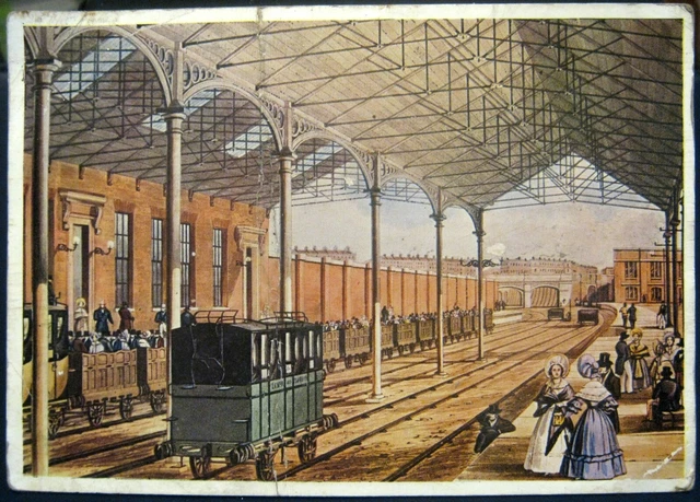 ENGLAND EUSTON STATION 1837 postcard - unposted damaged £4.99 - PicClick UK