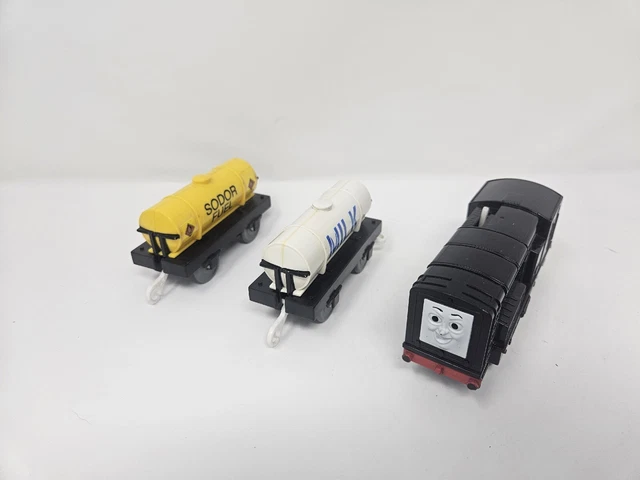 THOMAS & FRIENDS Trackmaster Diesel Sodor Fuel Milk Tanker TOMY Plarail ...