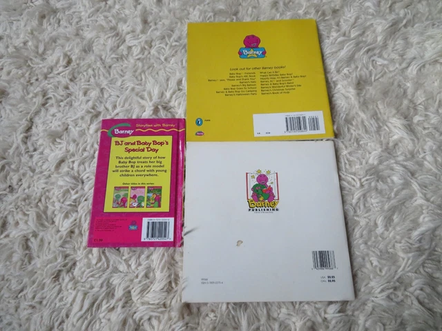 RARE VINTAGE BARNEY Books Bundle £14.99 - PicClick UK