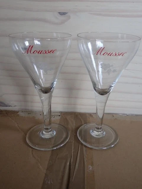 TWO MOUSSEC STEM glasses from the 1960s. £15.00 - PicClick UK