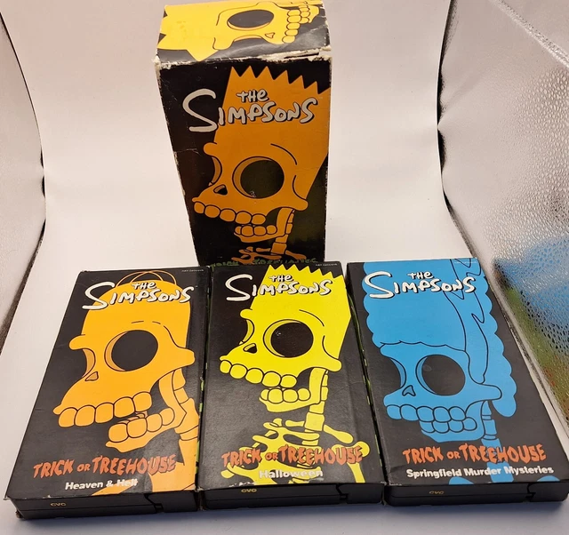 THE SIMPSONS TRICK or Treehouse Trilogy Box Set VHS 3 Tape Set with ...