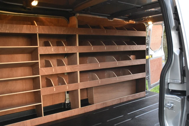 FORD TRANSIT CUSTOM LWB Van Racking Plywood Tool Storage Rack Ply ...