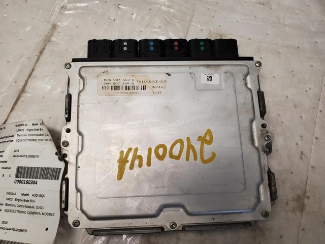 AUDI AUDI SQ5 Engine Brain Box Electronic Control Module; (3.0L) 18 19 ...